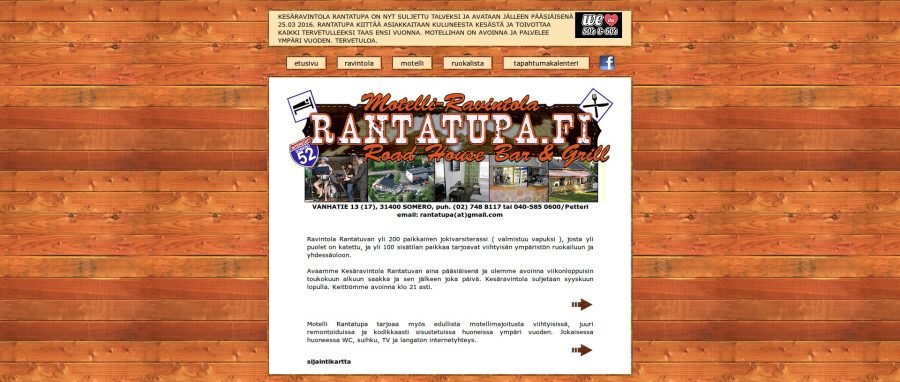 Rantatupa - Ravintola365.fi